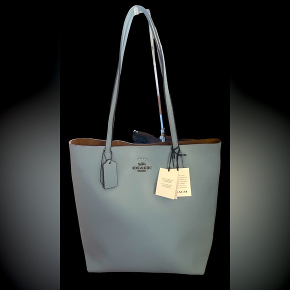 Coach | Bags | Coach Bnwt Pebble Leathersuede Blue | Poshmark